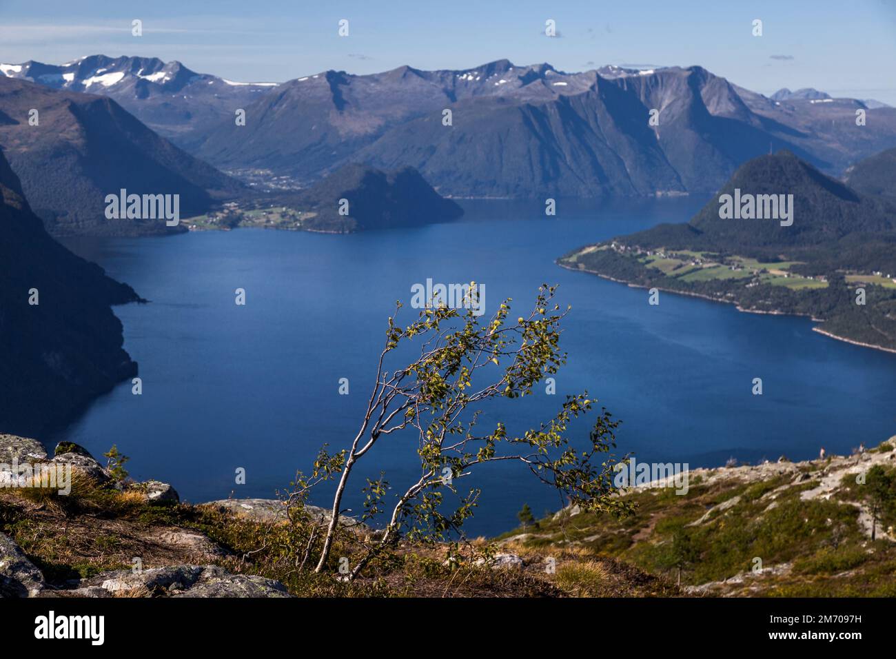 Views of Åndalsnes, Norway, on a clear day Stock Photo - Alamy