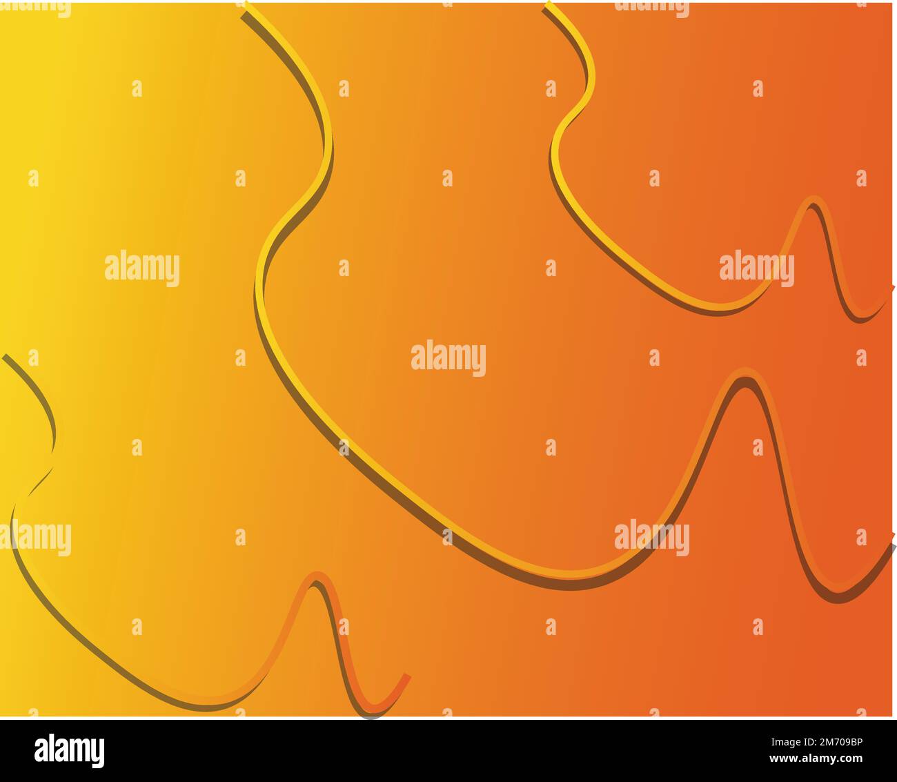 Minimal with lines background. Yellow and orange color elements with ...