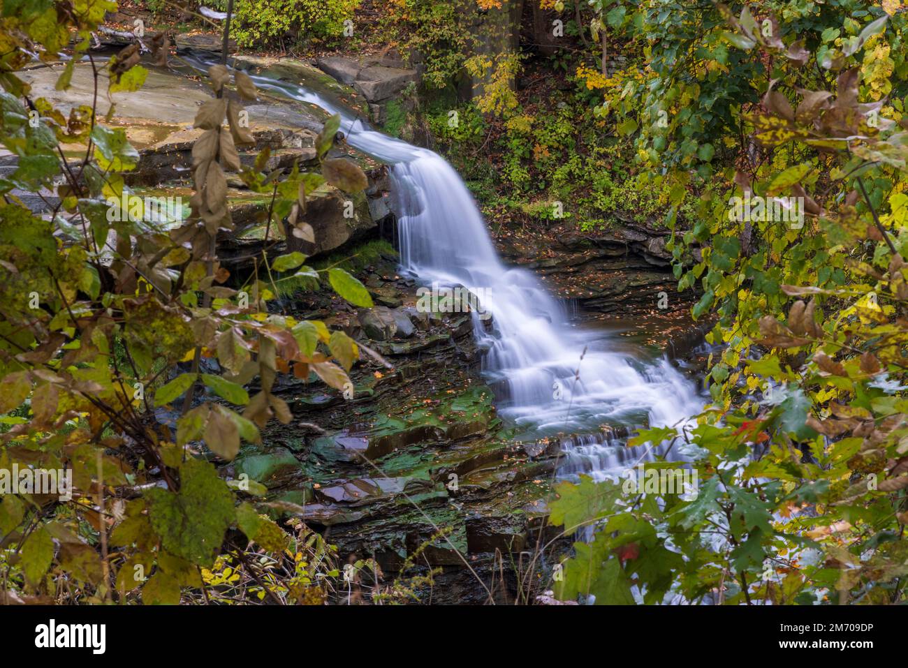 Brandywine Falls in Cuyahoga Valley National Park, Ohio Stock Photo - Alamy