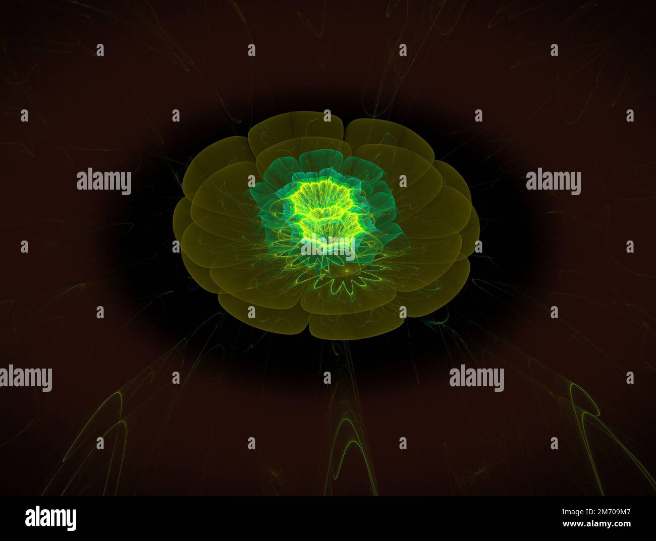 Imaginatory lush fractal texture image abstract background Stock Photo ...