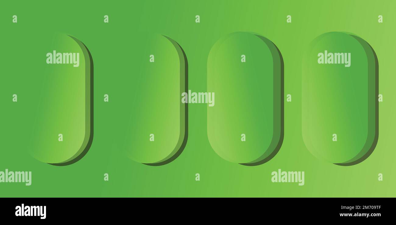 Abstract green blurred gradient background with light. Nature backdrop ...