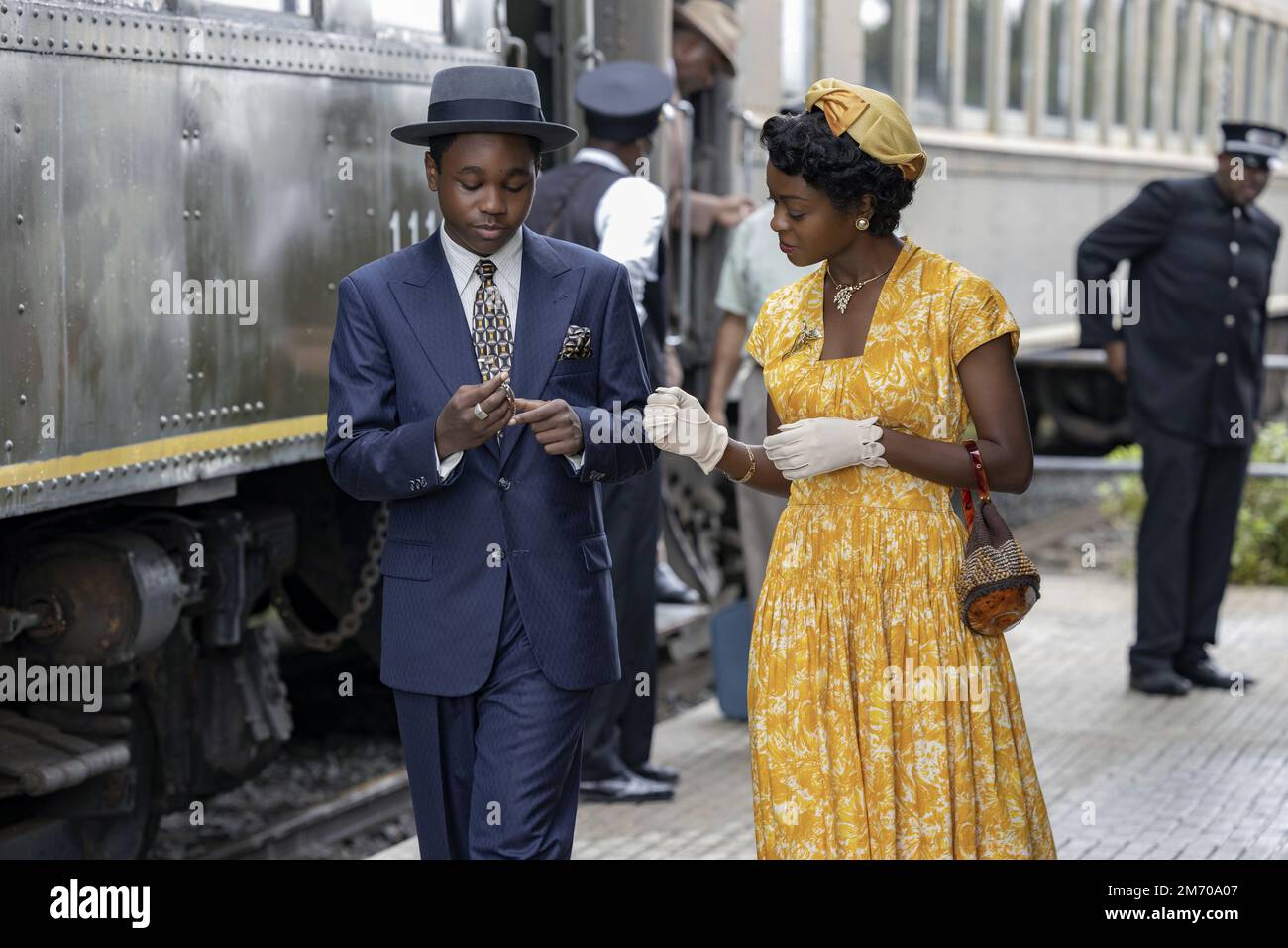 Till film Jalyn Hall & Danielle Deadwyler Stock Photo - Alamy