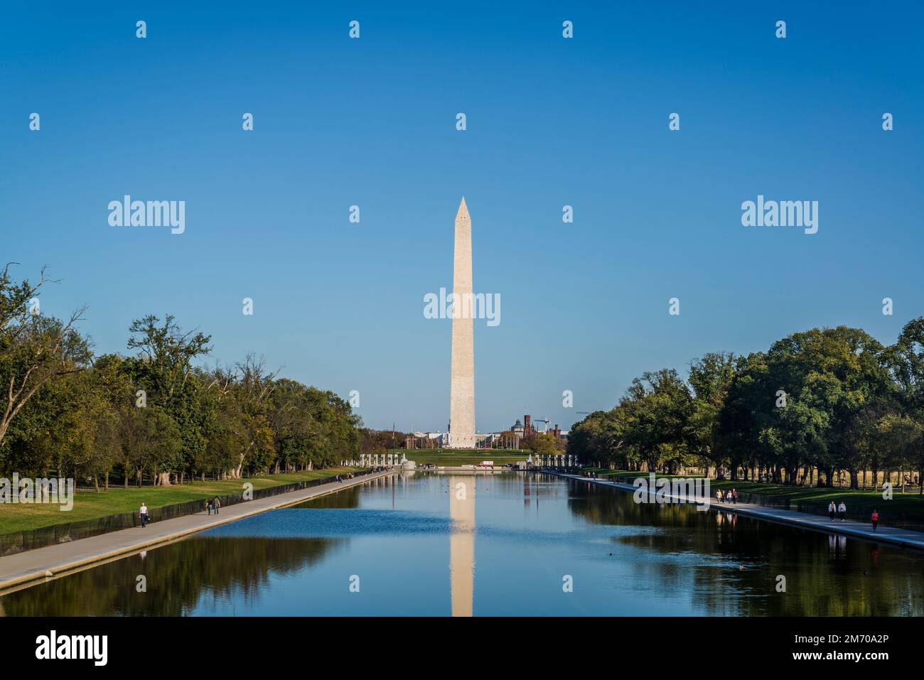 Washington Monument, an obelisk shaped monument within the National ...