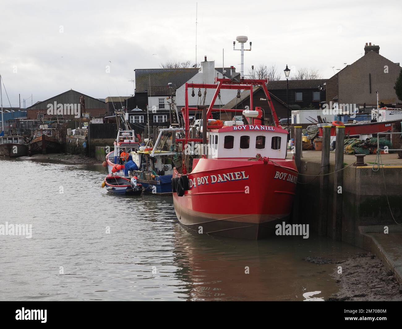 Queenborough, Kent, UK. 6th Jan, 2023. UK Weather: an overcast ...