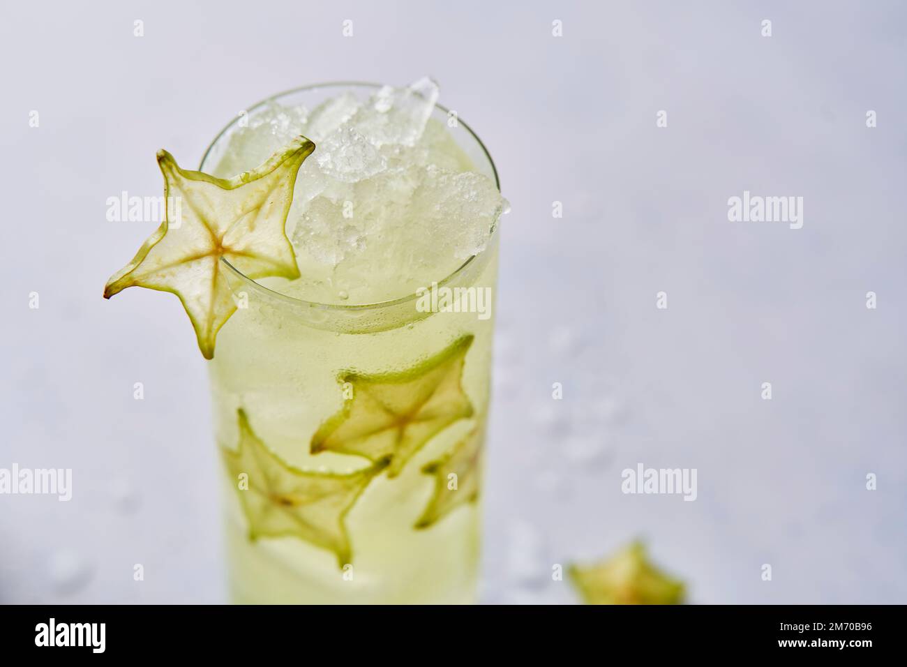 Starfruit Cocktail Drink with Ice Stock Photo - Alamy