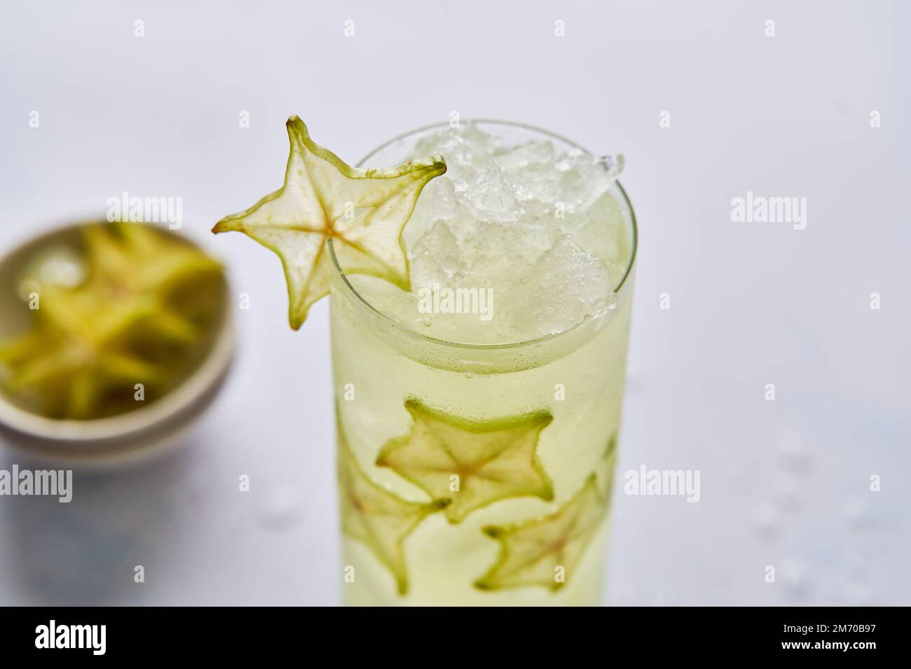 Starfruit Cocktail Drink with Ice Stock Photo - Alamy