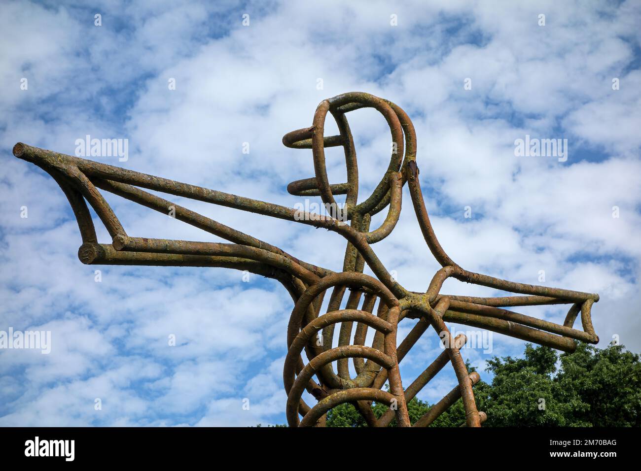 Buckshaw Green Man Stock Photo - Alamy