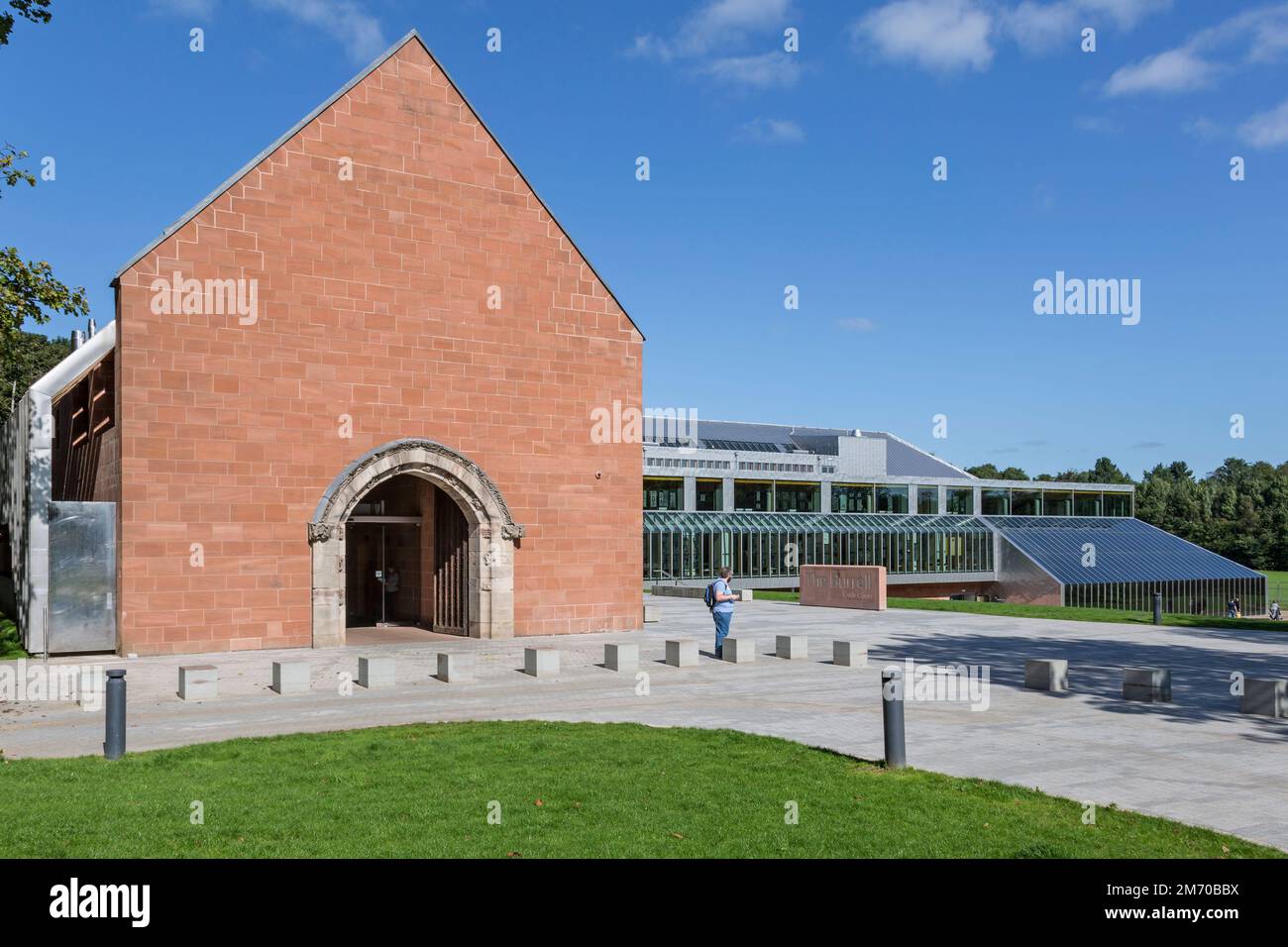 Burrell Collection Museum, Pollok Country Park, Glasgow, Scotland, UK ...