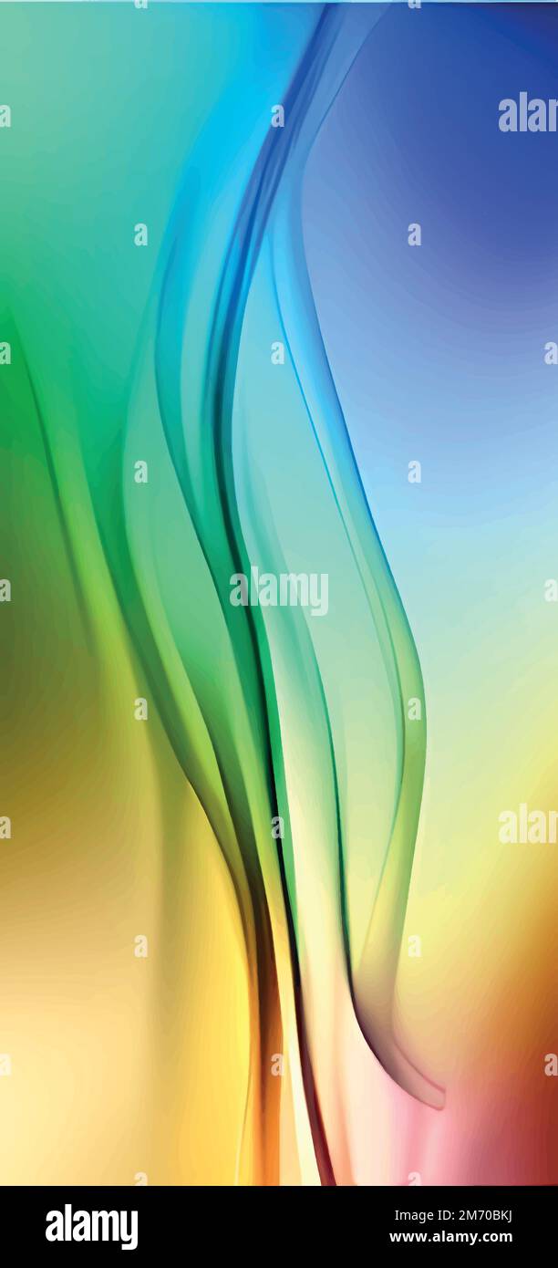 A vertical vector illustration of an abstract background with vibrant ...