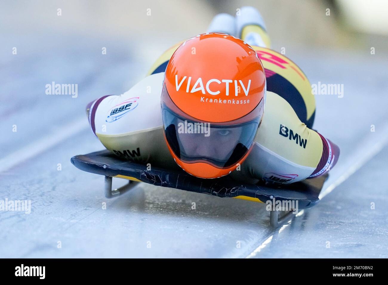 WINTERBERG, GERMANY - JANUARY 6: Tina Hermann of Germany compete in the ...