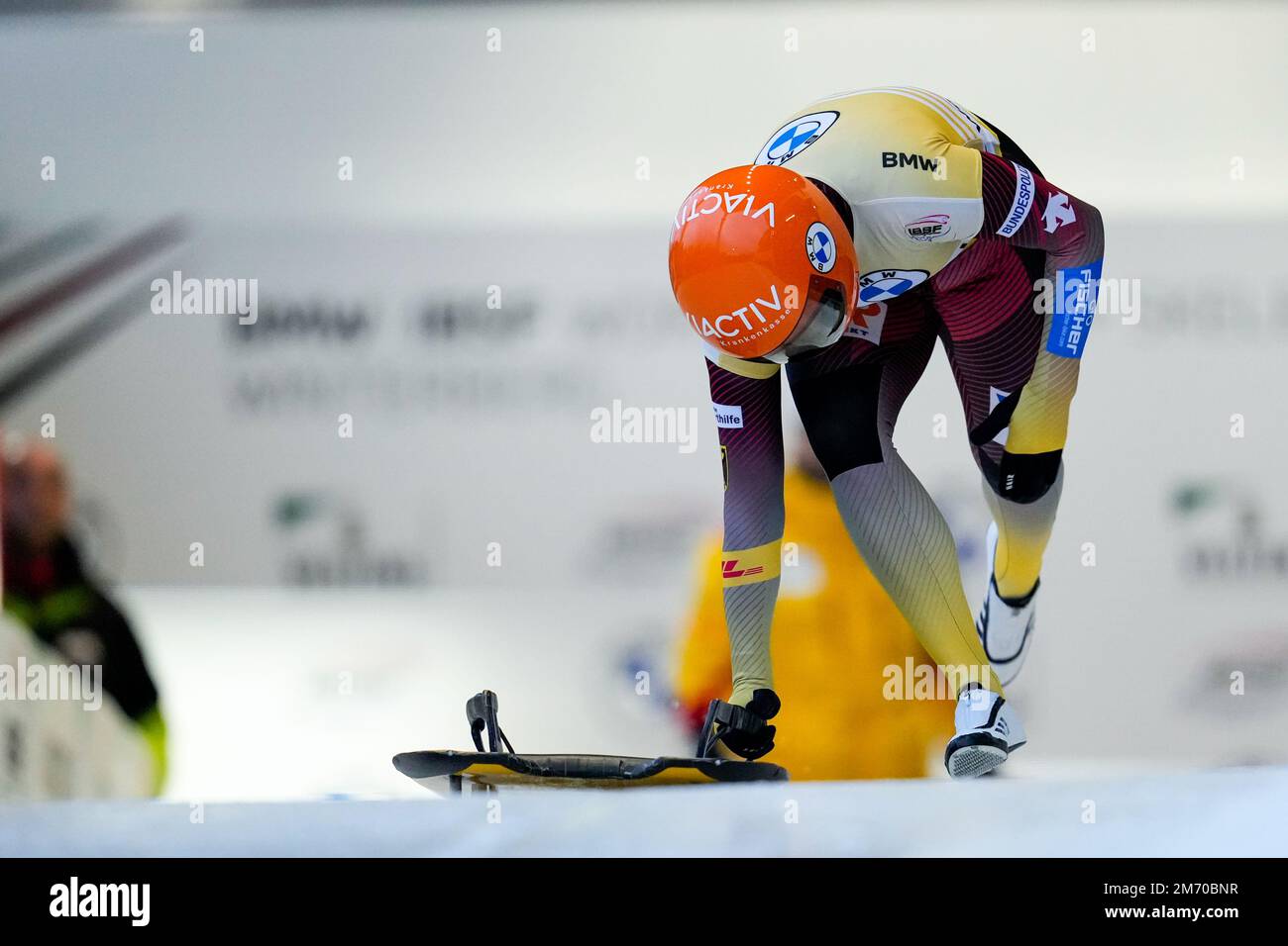 WINTERBERG, GERMANY - JANUARY 6: Tina Hermann of Germany compete in the ...