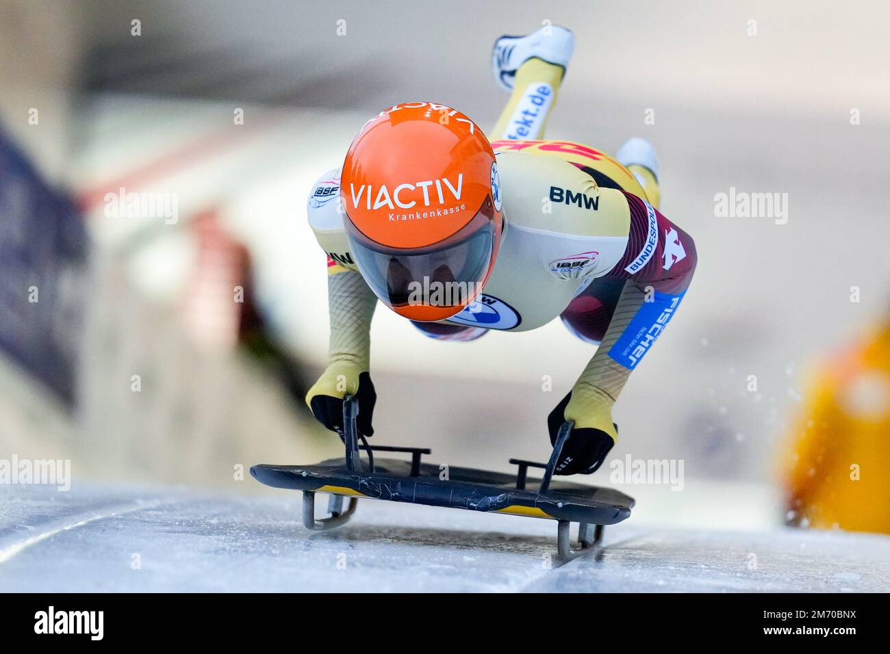 WINTERBERG, GERMANY - JANUARY 6: Tina Hermann of Germany compete in the ...