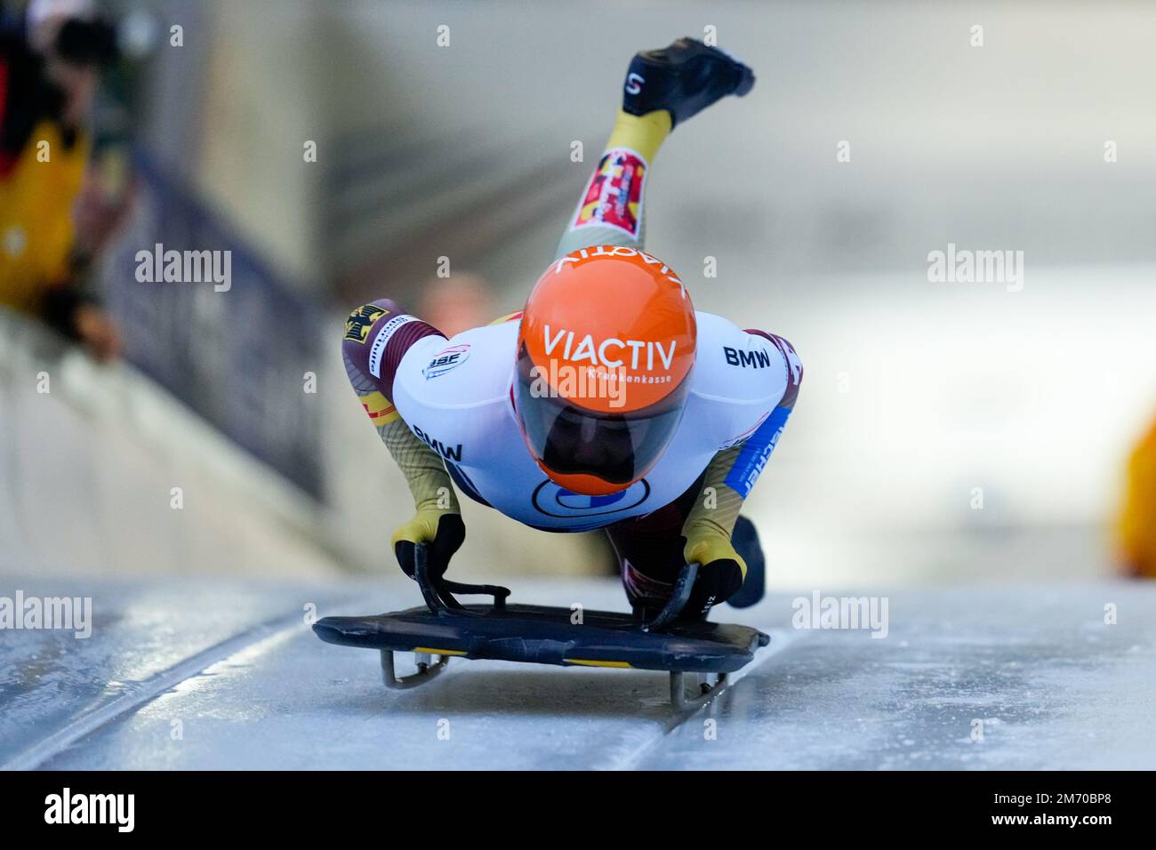WINTERBERG, GERMANY - JANUARY 6: Hannah Neise of Germany compete in the ...