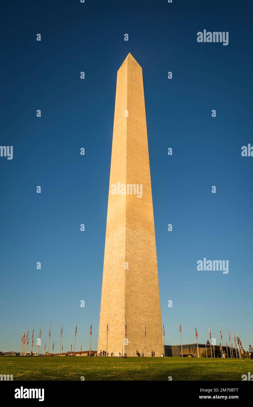 Washington Monument, an obelisk shaped monument within the National ...