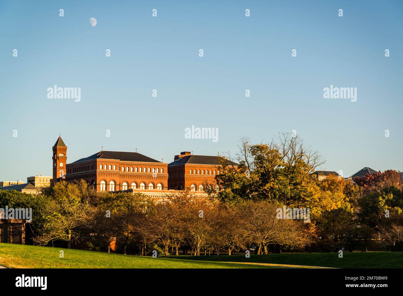 Smithsonian Castle, Smithsonian Institution Building which houses the ...