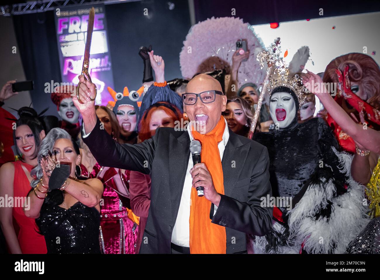 London, UK. 6th January 2023. Drag Queen personality RuPaul Charles ...