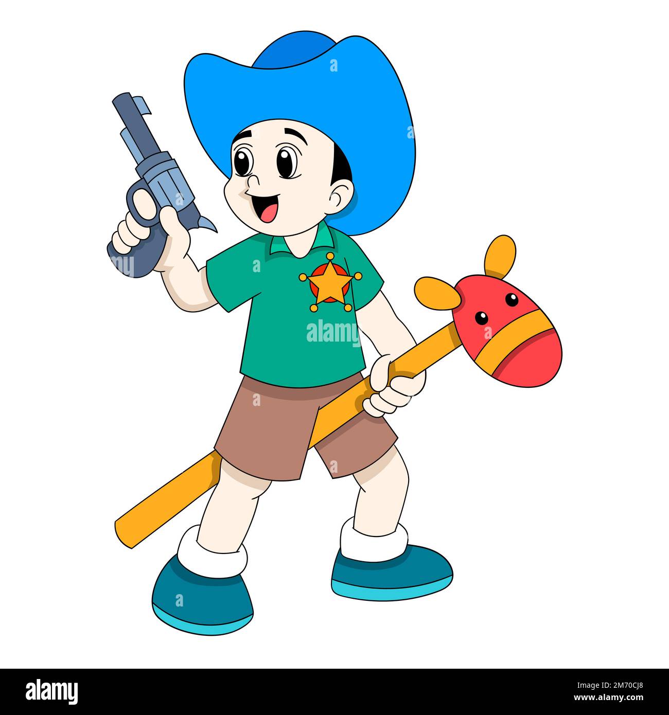 Boy guard Stock Vector Images - Alamy