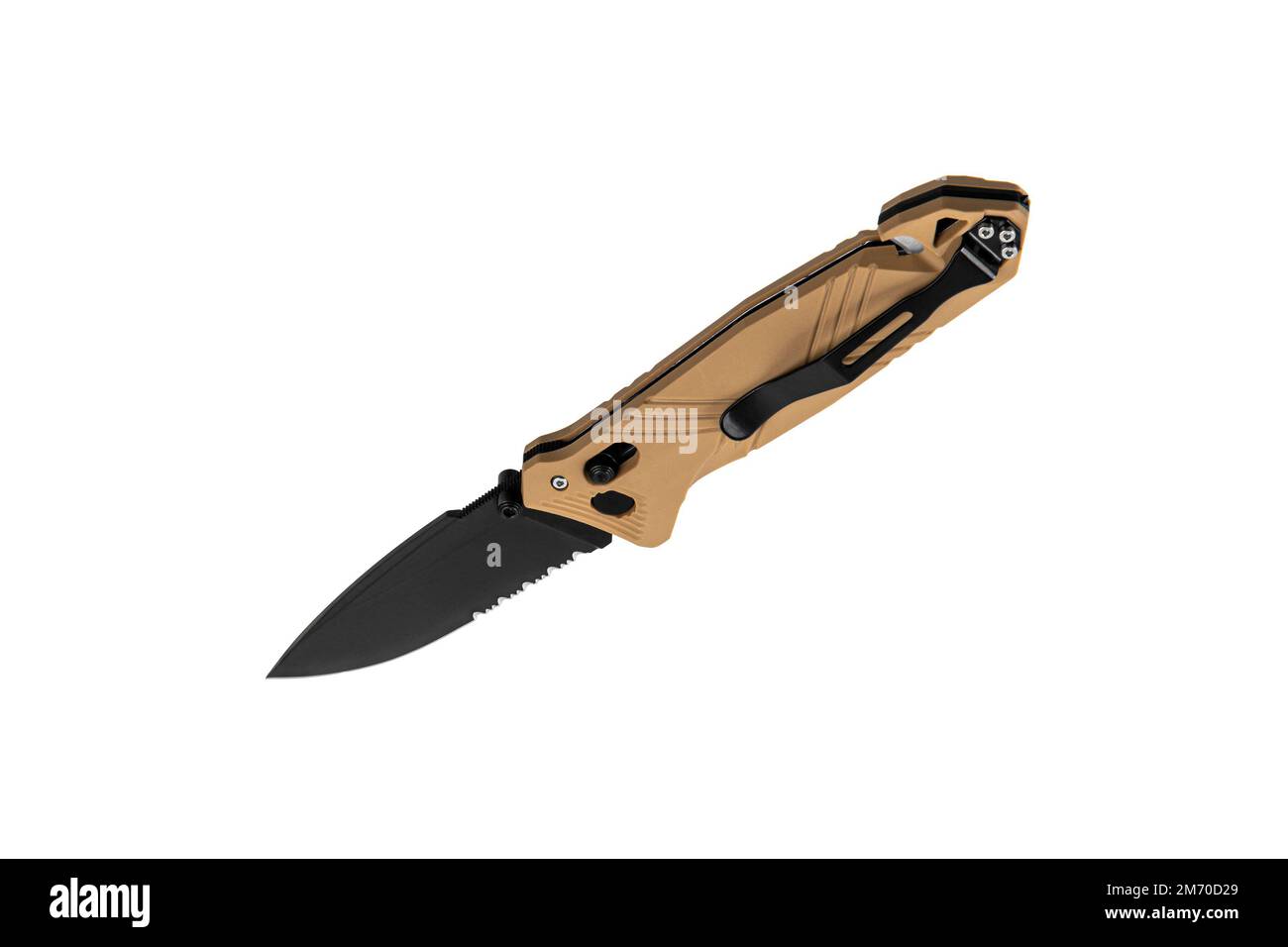 Pocket folding knife with sling cutter and cullet. Compact metal sharp ...