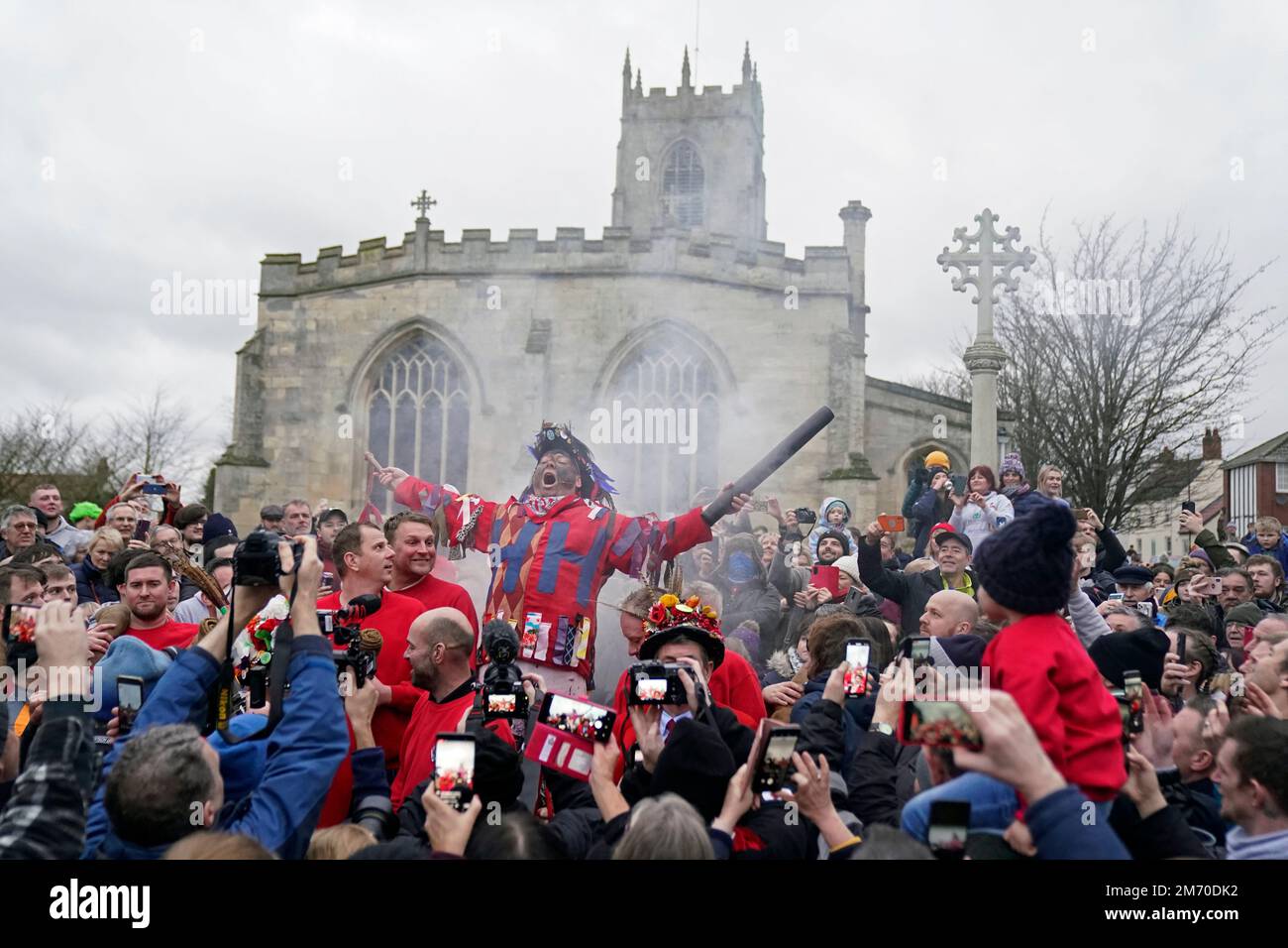 RETRANSMITTED AMMENDING CAPTION The ceremonial fool, James Chatwin ...