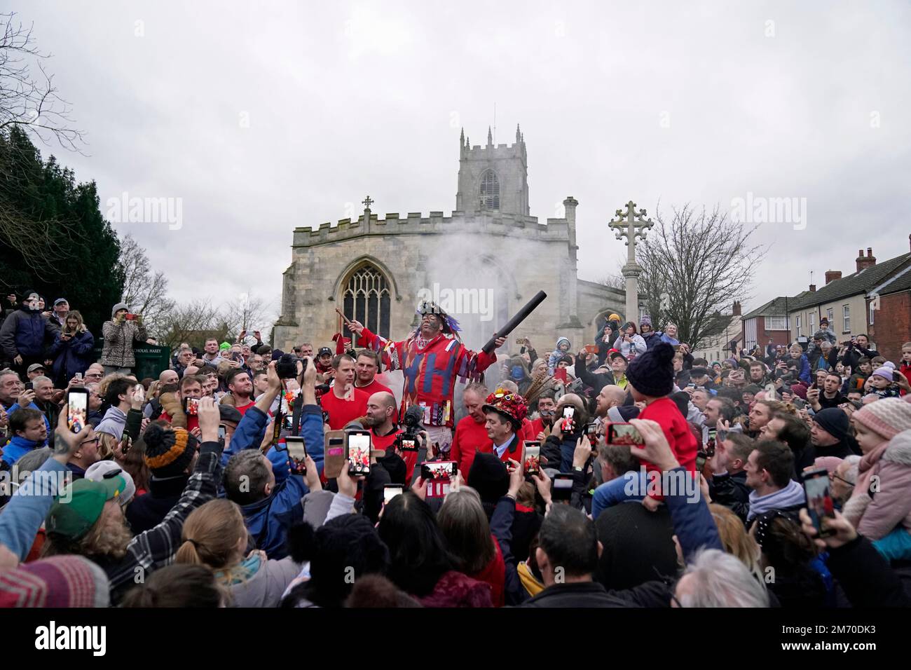 RETRANSMITTED AMMENDING CAPTION The ceremonial fool, James Chatwin ...