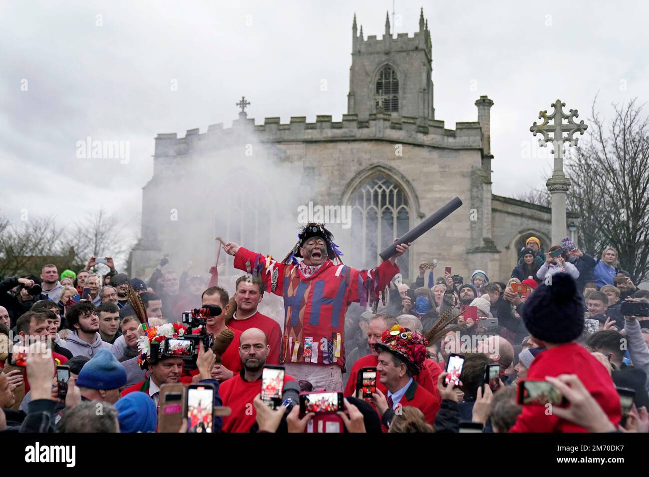 RETRANSMITTED AMMENDING CAPTION The ceremonial fool, James Chatwin ...