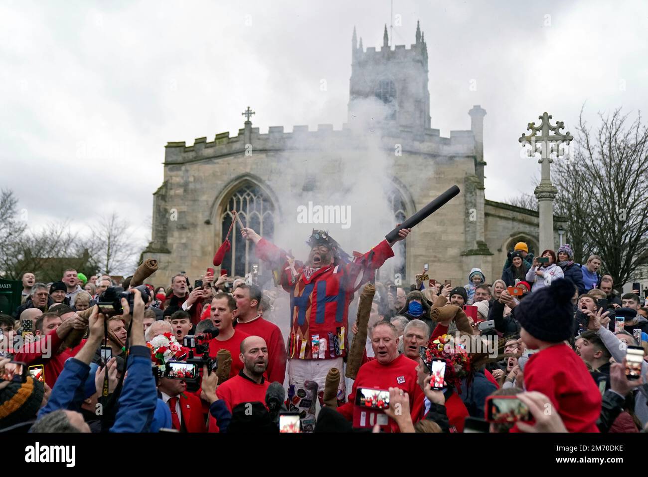 RETRANSMITTED AMMENDING CAPTION The ceremonial fool, James Chatwin ...