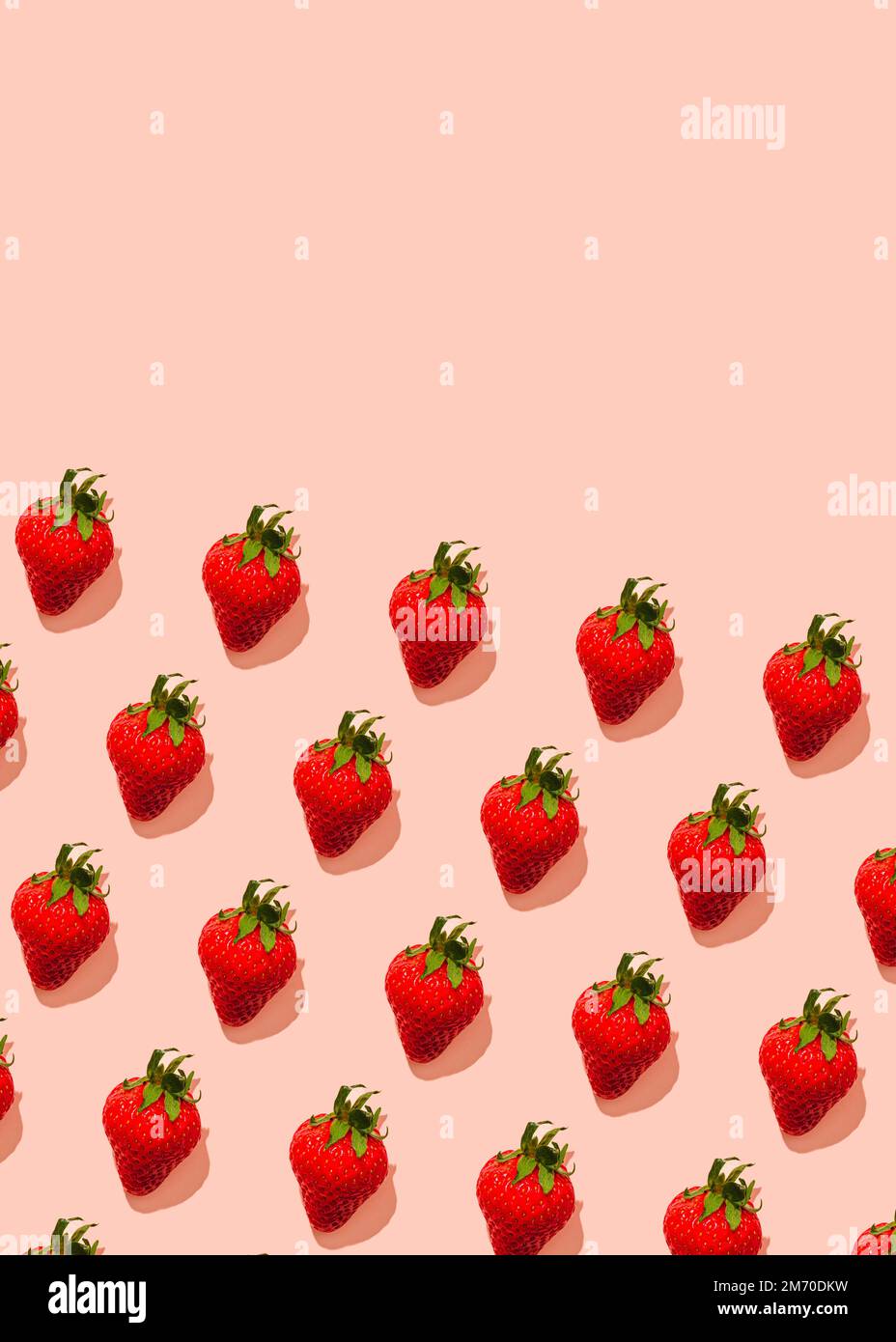 Pink strawberry pattern hi-res stock photography and images - Alamy