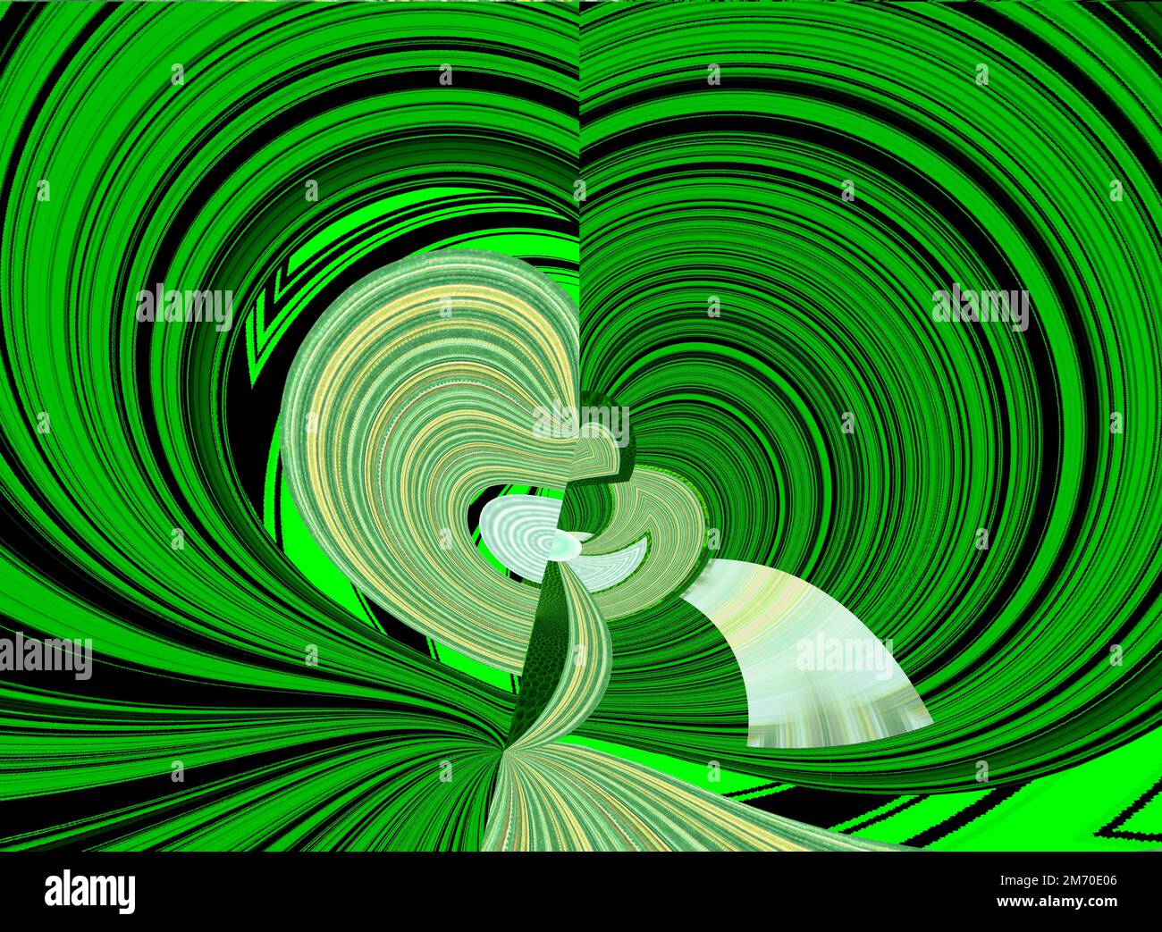 Abstract Green Two Stock Photo - Alamy