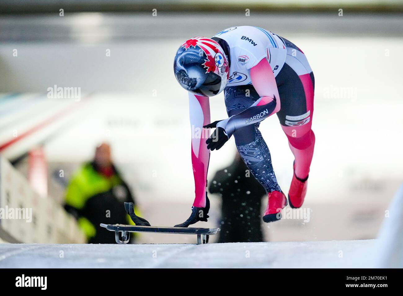 WINTERBERG, GERMANY - JANUARY 6: Jane Channell of Canada compete in the ...