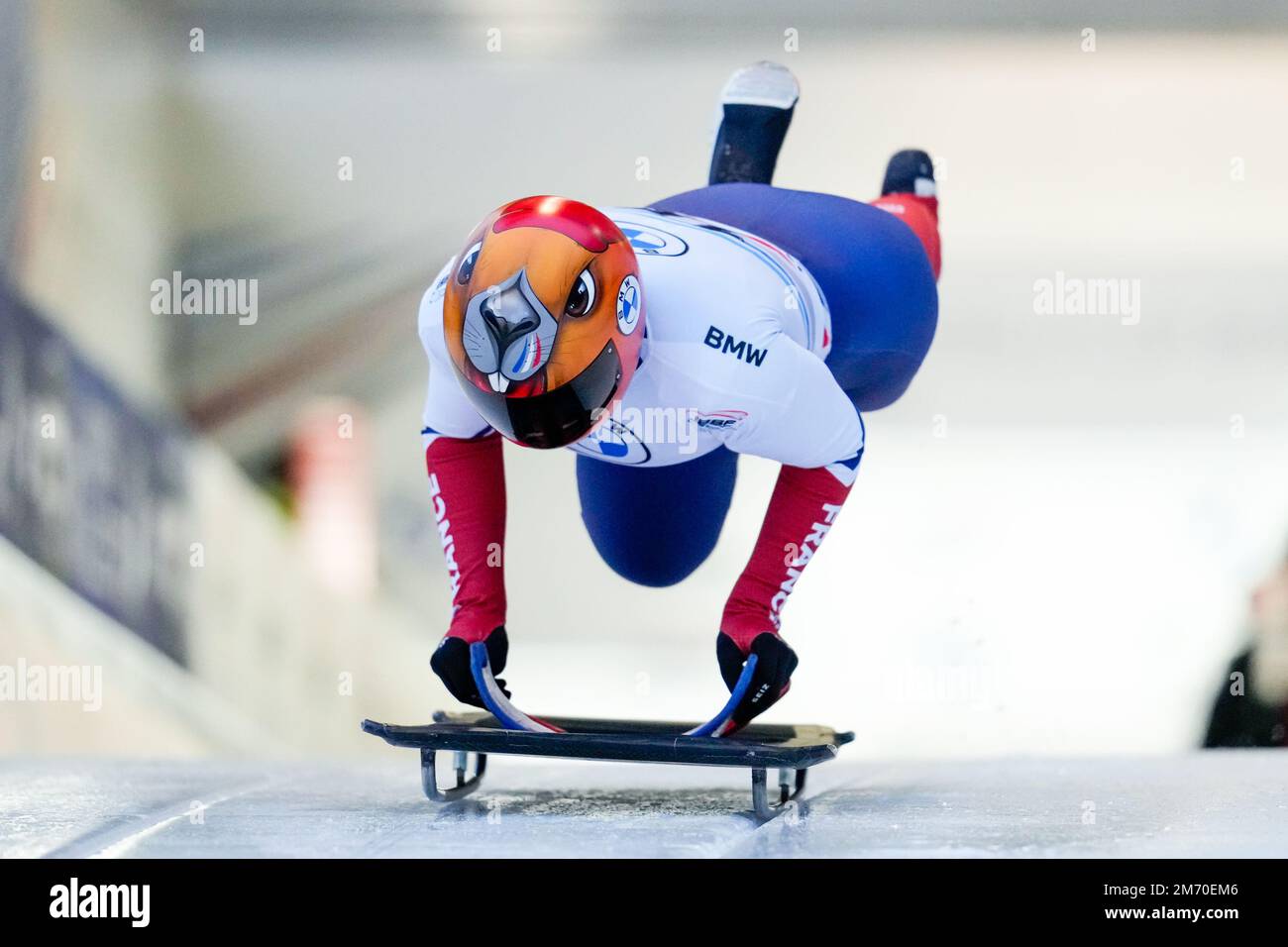WINTERBERG, GERMANY - JANUARY 6: Agathe Bessard of France compete in ...