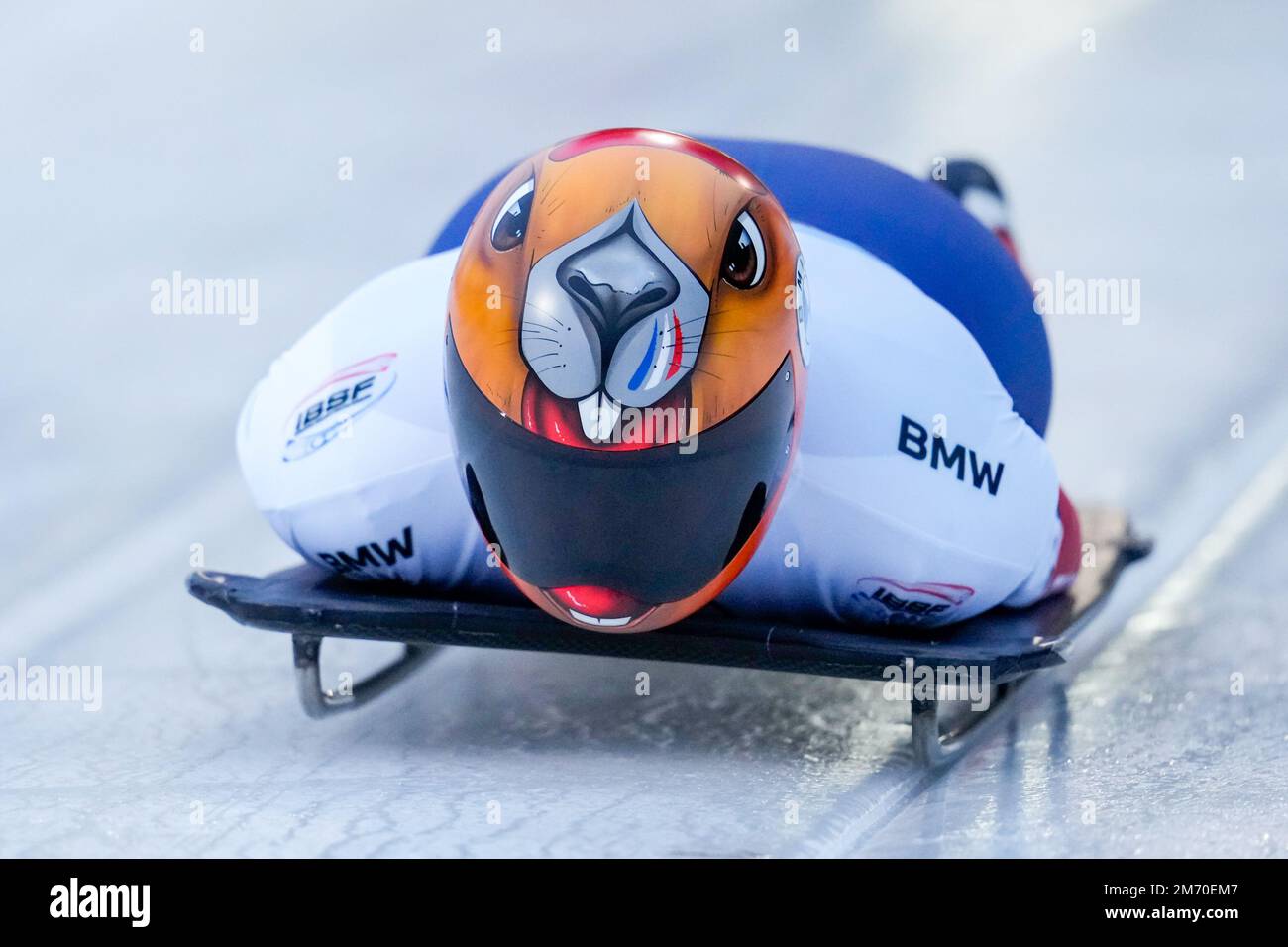 WINTERBERG, GERMANY - JANUARY 6: Agathe Bessard of France compete in ...