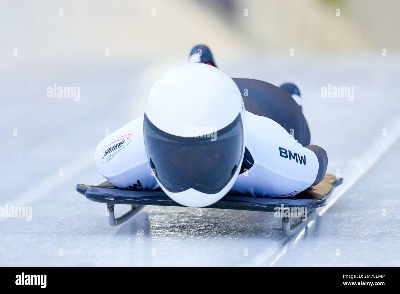 WINTERBERG, GERMANY - JANUARY 6: Dan Zhao of China compete in the Women ...