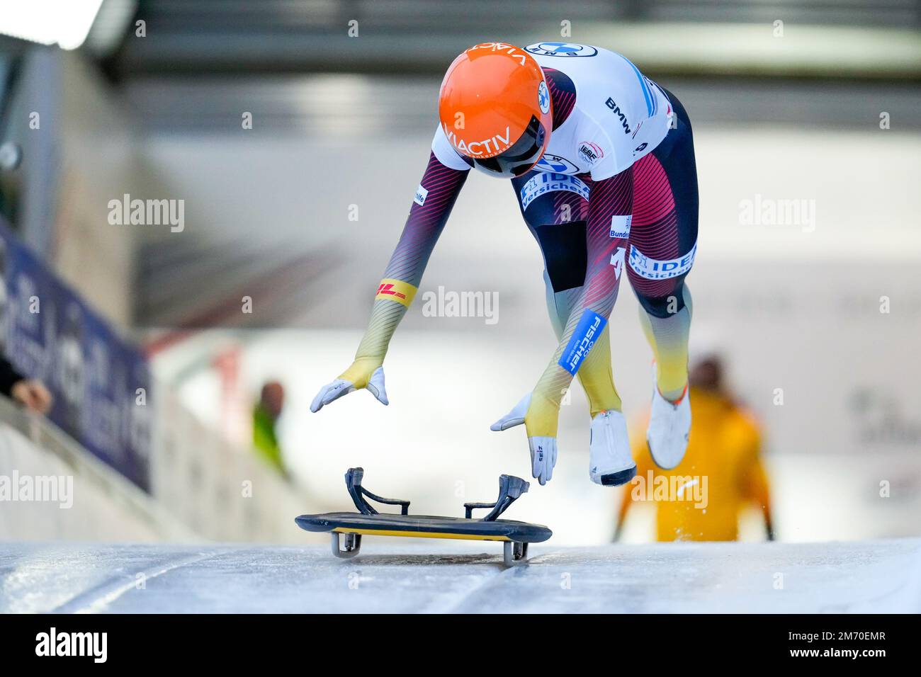 WINTERBERG, GERMANY - JANUARY 6: Susanne Kreher of Germany compete in ...