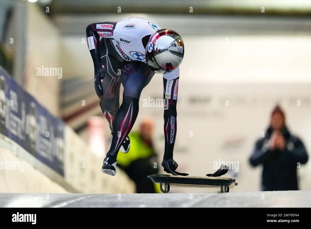 WINTERBERG, GERMANY - JANUARY 6: Janine Flock of Austria compete in the ...