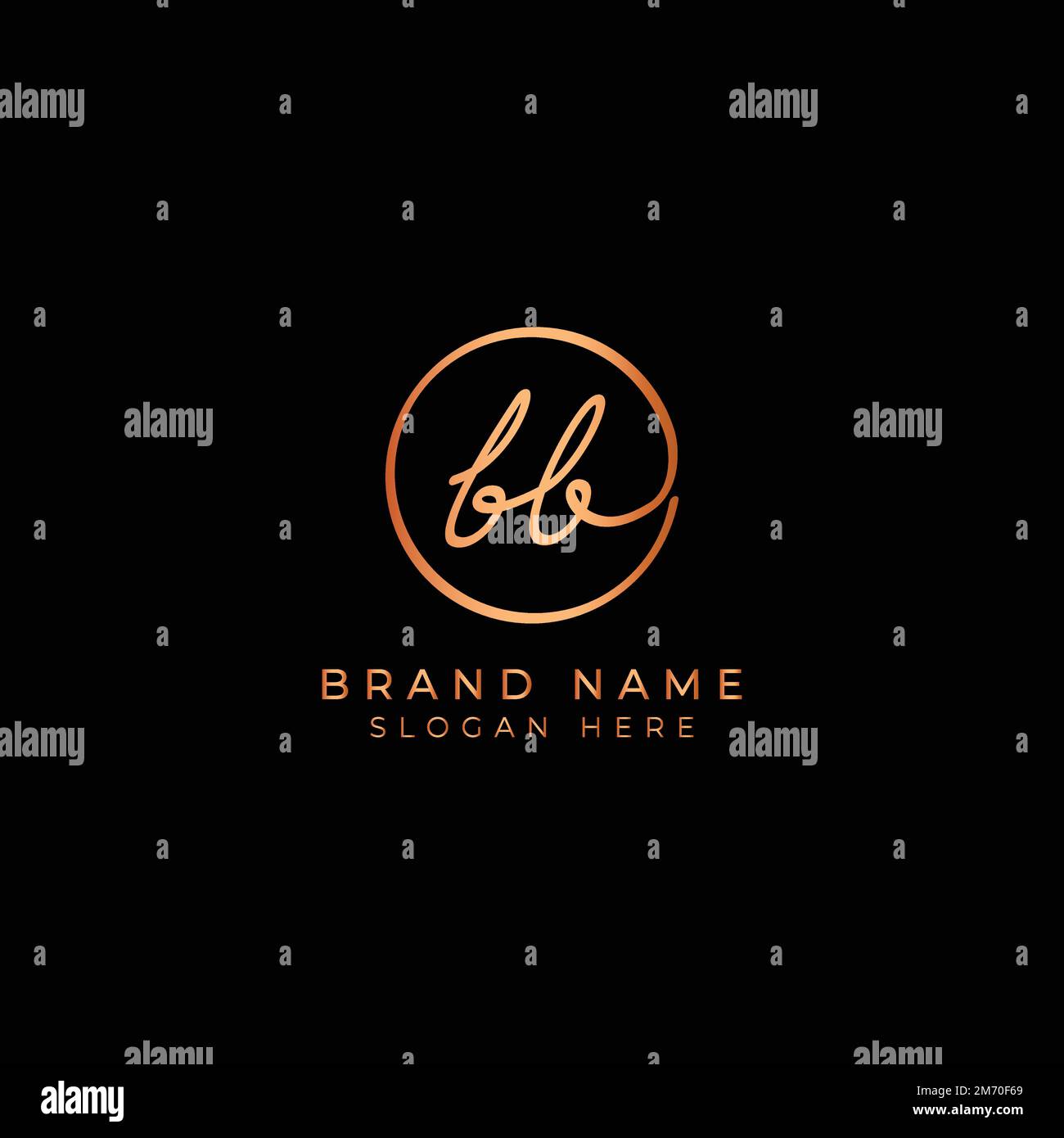 B BB Initial letter handwritten and signature vector logo. Business ...