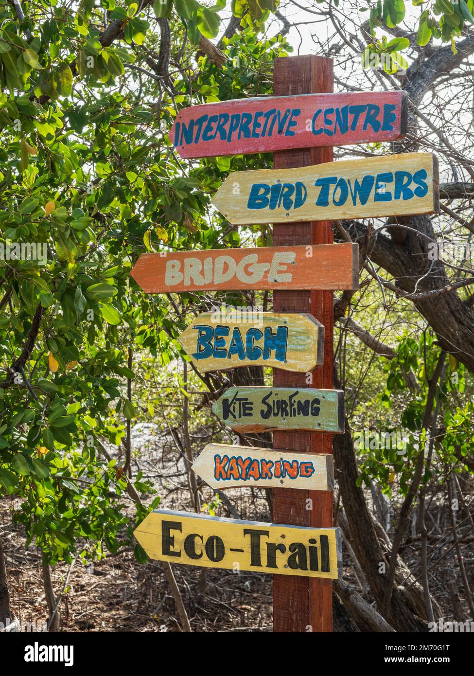 Union Island, Grenadines, Caribbean. Ashton Lagoon, mangrove swamp and ...