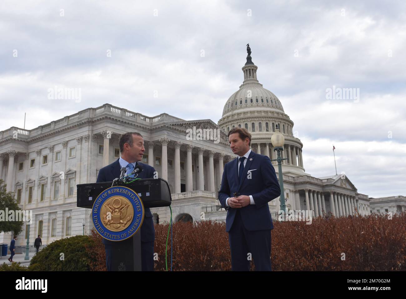 Representative Dean Phillips and Representative Josh Gottheimer honor ...