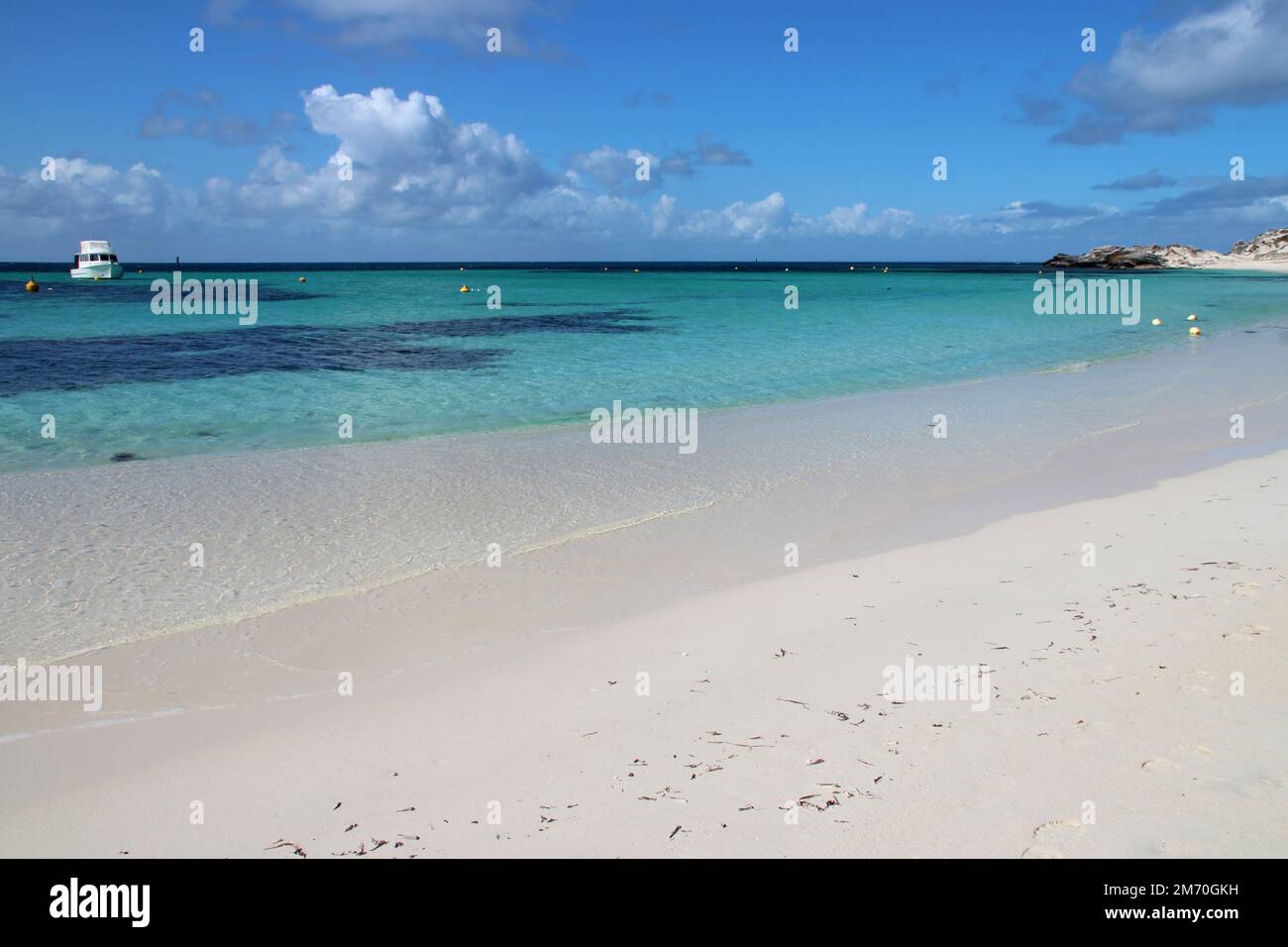 ocean indian at longreach bay rottnest island in australia Stock Photo ...