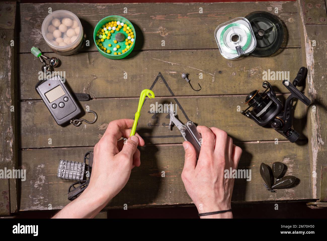 Getting ready for fishing hi-res stock photography and images - Alamy