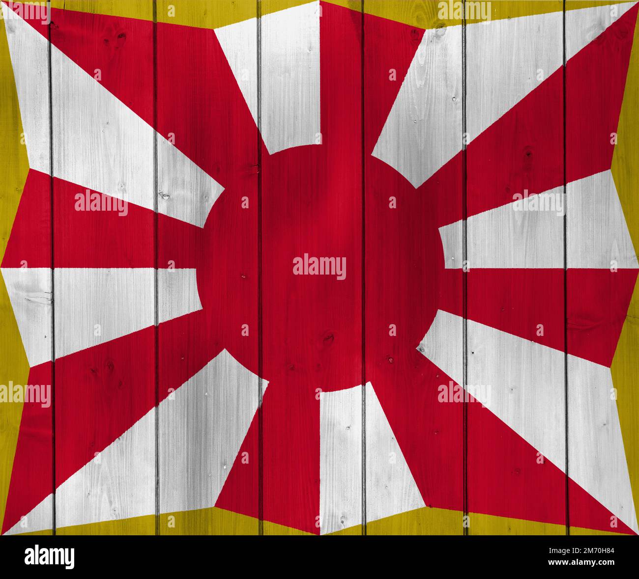 Flag of Japan Ground Self-Defense Force Regiment on texture. Concept ...