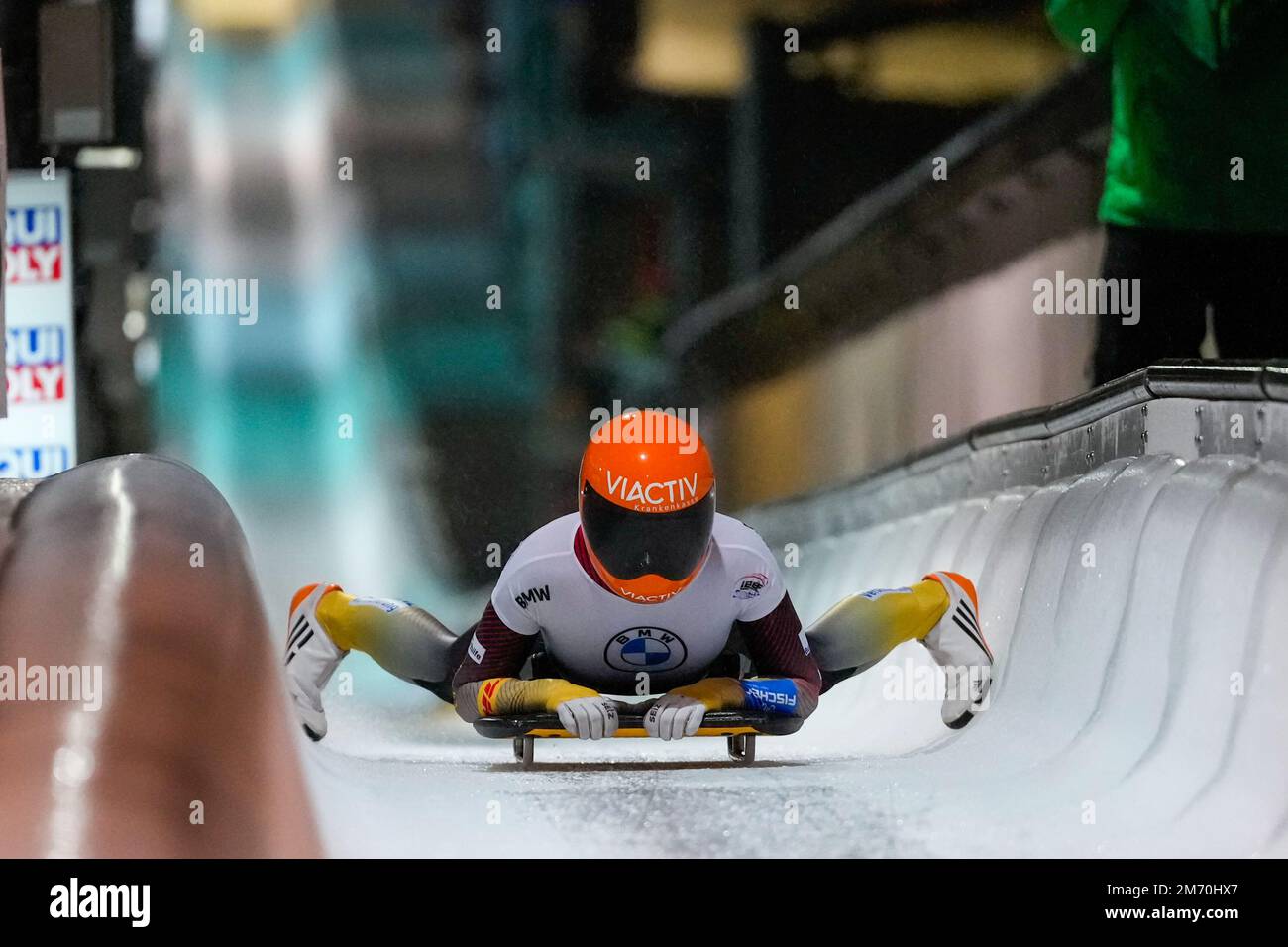 WINTERBERG, GERMANY - JANUARY 6: Susanne Kreher of Germany compete in ...