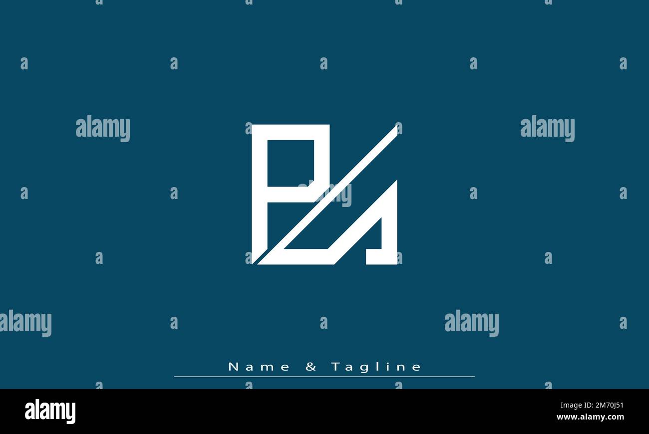 Ps initials logo hi-res stock photography and images - Alamy