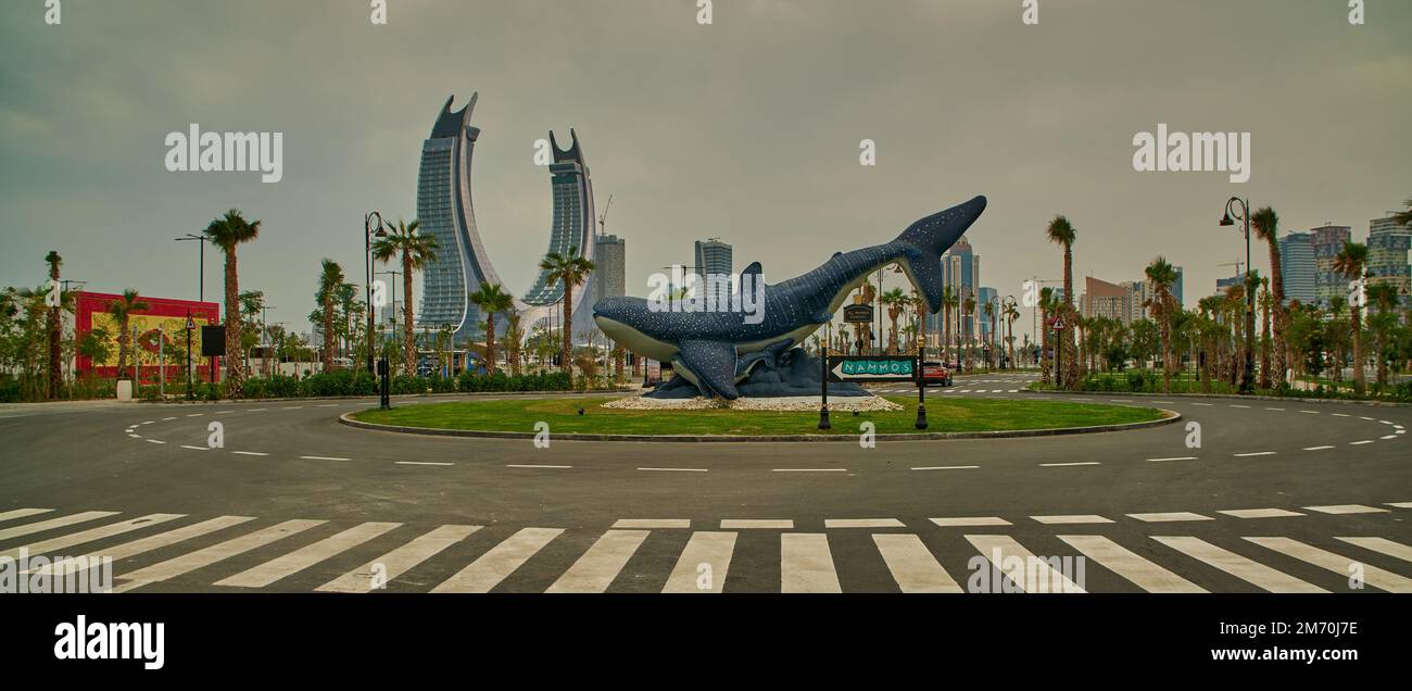 Lusail Winter Wonderland outdoor amusement park in Al Maha island ...
