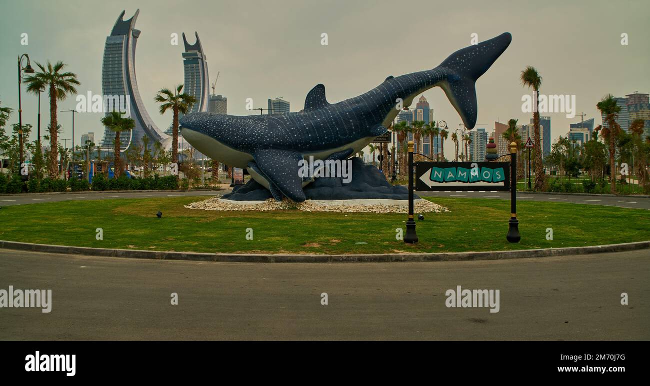 Lusail Winter Wonderland outdoor amusement park in Al Maha island ...