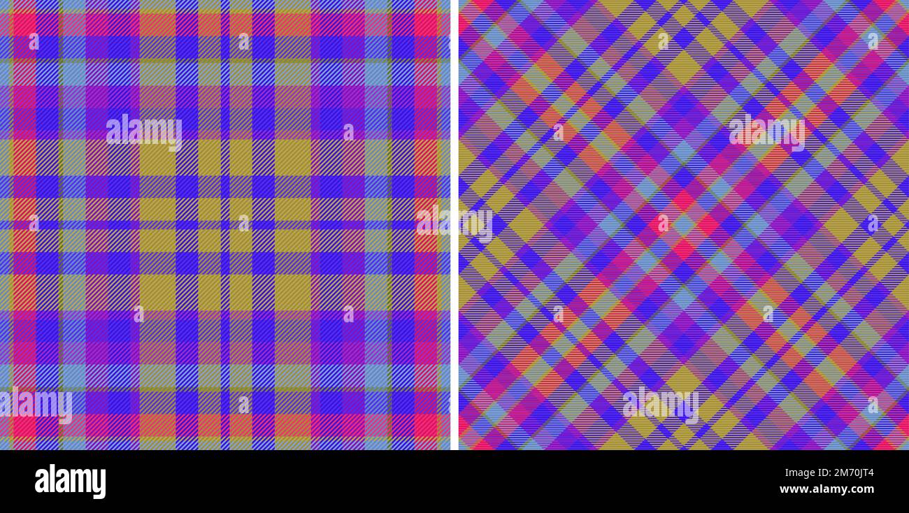 Seamless check texture. Vector fabric tartan. Pattern textile ...