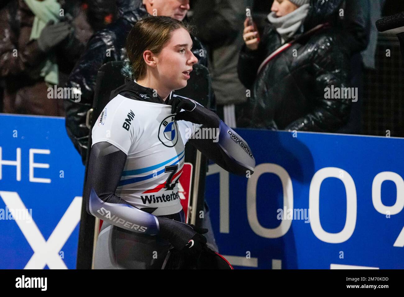 WINTERBERG, GERMANY - JANUARY 6: Hallie Clarke of the United States ...
