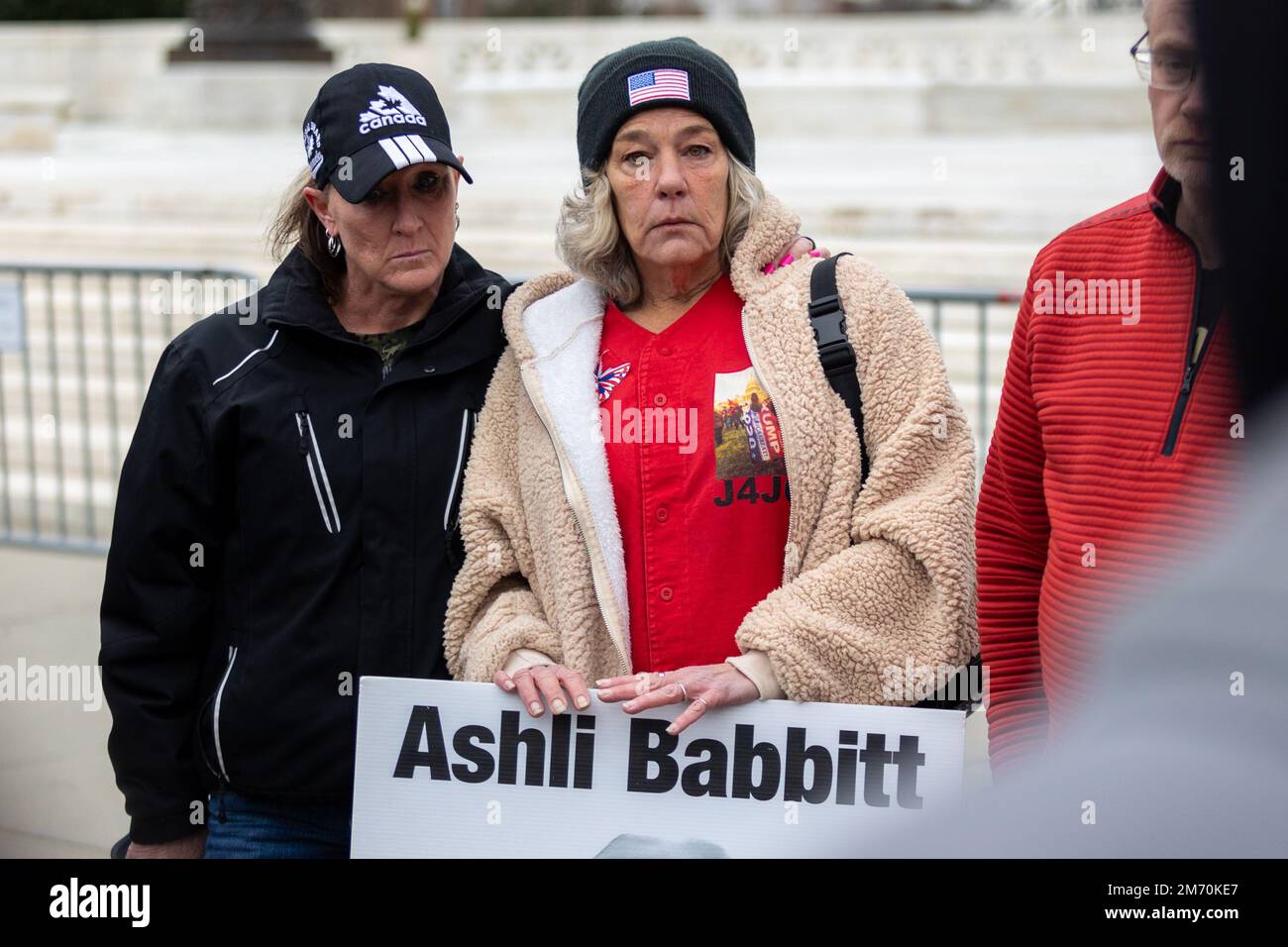 Washington, D.C. - January 6, 2023: Micki Witthoeft, the mother of 35 ...