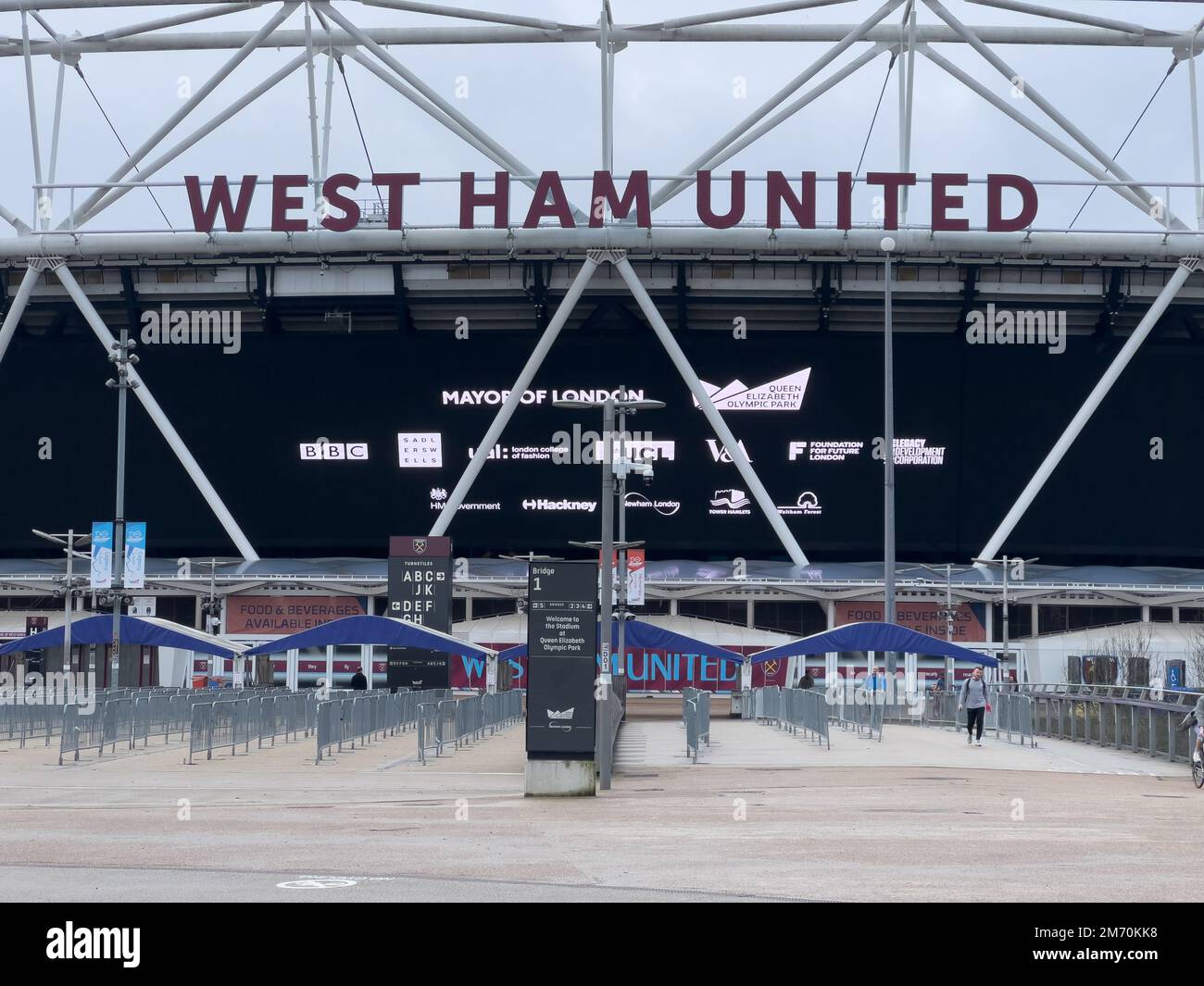 London Stadium at Queen Elizabeth Olympic Park - Home of West Ham ...