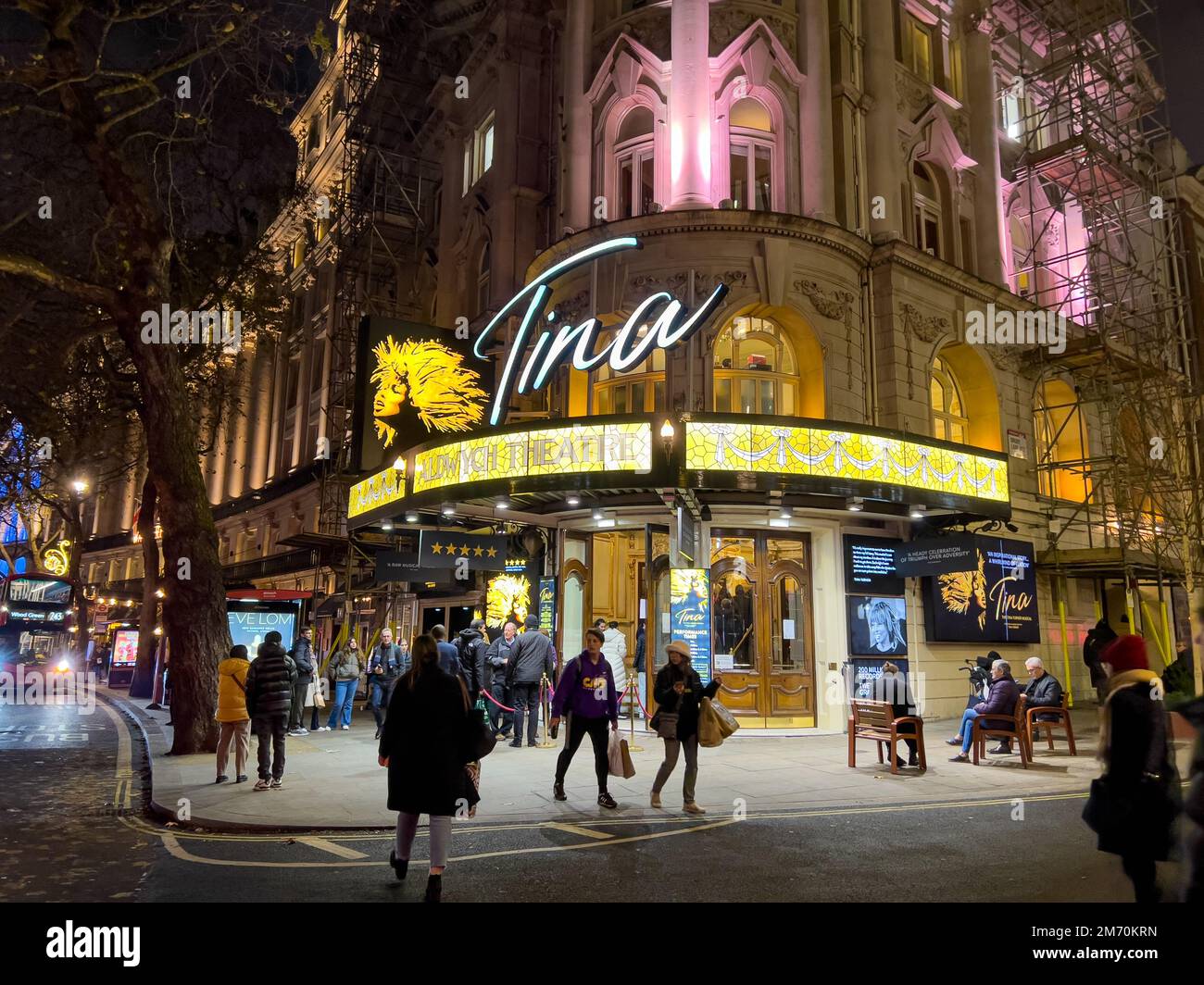 Tina Musical at The Aldwych Theatre in London- LONDON, UK - DECEMBER 20 ...