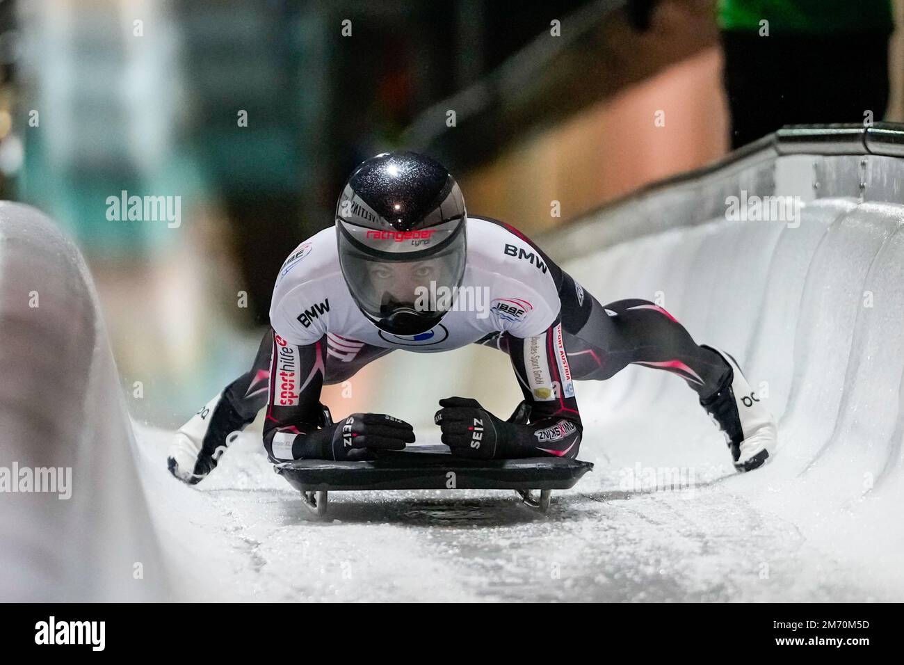 WINTERBERG, GERMANY - JANUARY 6: Janine Flock of Austria compete in the ...